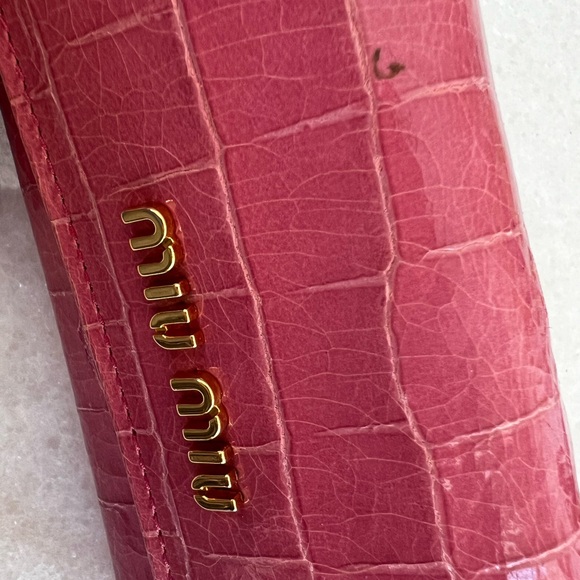 Miu Miu | Accessories | St Coco Lux Miu Miu Key Holder In Geranio Color ...